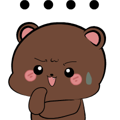 Lovely Brown Bear : Animated Stickers – LINE stickers | LINE STORE