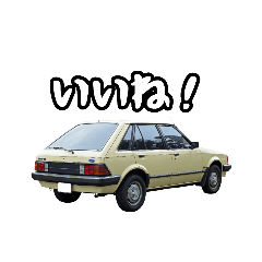 taka classic car stamp 9 - Stiker LINE | LINE STORE