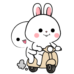 Funny Rabbit : Animated Stickers - LINE スタンプ | LINE STORE