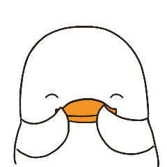 Dukdik Moody duck – LINE stickers | LINE STORE