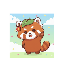 Playful Red Panda Stickers – LINE stickers | LINE STORE