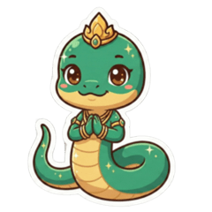 Cute Naga: Lucky & Rich (Mutelu) – LINE stickers | LINE STORE