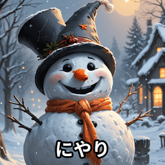 snowmen cawaii – LINE stickers | LINE STORE