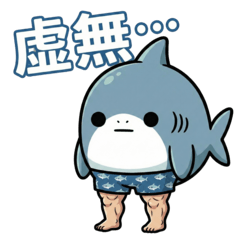 Emotionally Unstable Shark – LINE stickers | LINE STORE