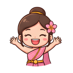Thai Girl Stickers – LINE stickers | LINE STORE
