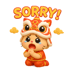Cute Lion Dance Hamster 3D - LINE スタンプ | LINE STORE