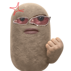 【スタンプ無料GET!】 Derpy Potato Dude｜ Stampick! （スタンピック）
