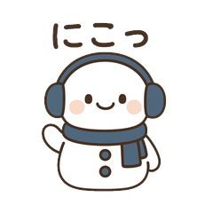 Blue Color Snowman Stickers – LINE stickers | LINE STORE