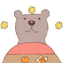 Bear stamps that can be used in winter - Stiker LINE | LINE STORE