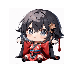 Chibi Japanese Girl Reactions - Stiker LINE | LINE STORE