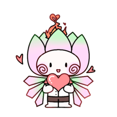 LULU the lotus – LINE stickers | LINE STORE