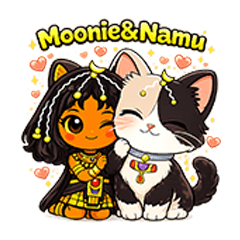Moonie&Namu – LINE stickers | LINE STORE