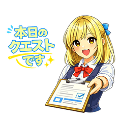 Gentle Guild Receptionist Sticker – LINE stickers | LINE STORE