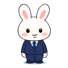 Polite Rabbit 2 Business & Work Chat - LINE スタンプ | LINE STORE