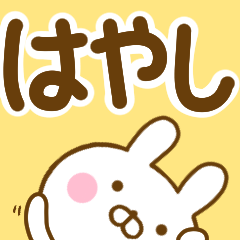 Rabbit Usahina hayashi – LINE stickers | LINE STORE