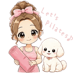 PPP♡今日もごきげんピラティス - LINE スタンプ | LINE STORE