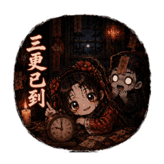 三更鬼來了3 – LINE貼圖 | LINE STORE