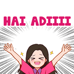 In Love with Adi Name Sticker – LINE貼圖 | LINE STORE