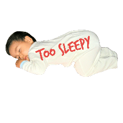Too sleepy - LINE スタンプ | LINE STORE