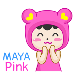 Maya Pink – LINE stickers | LINE STORE