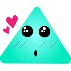 Cartoon triangle – LINE stickers | LINE STORE