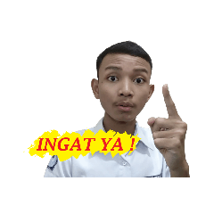 amin a new student - Stiker LINE | LINE STORE