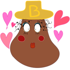 Miss Potato B. – Stickers LINE | LINE STORE