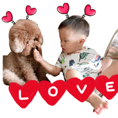 George and Bibi 3 - Stiker LINE | LINE STORE