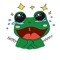 Yeah!Frog! – LINE stickers | LINE STORE