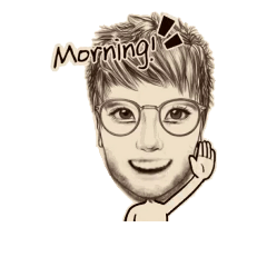 The handsome man hahaha – LINE stickers | LINE STORE