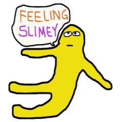 Feeling slimy – LINE 스티커 | LINE STORE