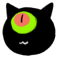 medama-neko – LINE stickers | LINE STORE