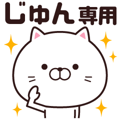 (Jun) name sticker! - Stiker LINE | LINE STORE
