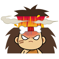 Wuwa : the Primitive Boy 2 - Stiker LINE | LINE STORE
