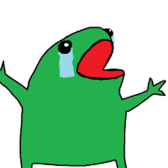 crying toad – LINE stickers | LINE STORE