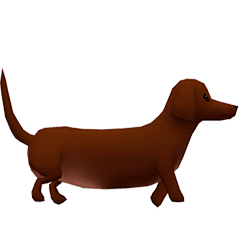 Cute 3D animated Sausage Dog - LINE スタンプ | LINE STORE