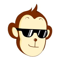 Monyet Ganteng – LINE貼圖 | LINE STORE