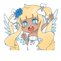 Mitty the Silly Angel ( Chibi ver ) – สติกเกอร์ LINE | LINE STORE