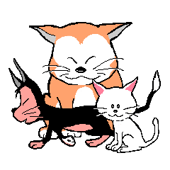 3 stray cats - LINE スタンプ | LINE STORE