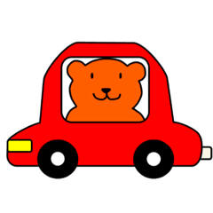 Vehicle Bear – LINE stickers | LINE STORE
