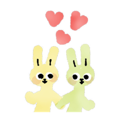 Kawaii bunny : ) – LINE stickers | LINE STORE