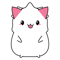 pink chubby cat sticker – Stickers LINE | LINE STORE