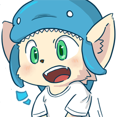 kemono boy with dolphin hat – สติกเกอร์ LINE | LINE STORE