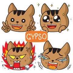 GYPSO emojeecatdy e – LINE stickers | LINE STORE