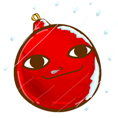 Red Bauble - LINE スタンプ | LINE STORE