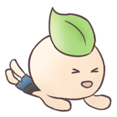 Green tea boy And Whale boy - Stiker LINE | LINE STORE