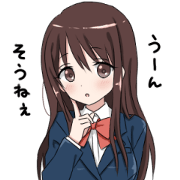 dependable schoolgirl – LINE stickers | LINE STORE