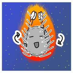 Everyday with Mr.Meteor – Stickers LINE | LINE STORE