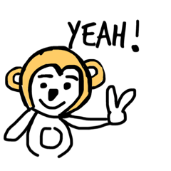 monkey BU – LINE stickers | LINE STORE
