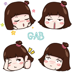 GAB tanyong emoji e - LINE スタンプ | LINE STORE